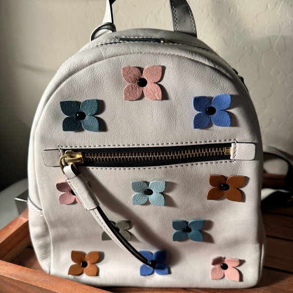 Fossil | Bags | Fossil Megan Backpack With Flowers | Poshmark